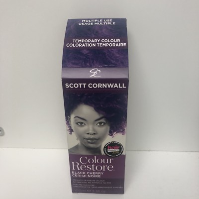 NEW Colour Restore Hair Semi-Permanent Toner - Black Cherry - by Scott ...