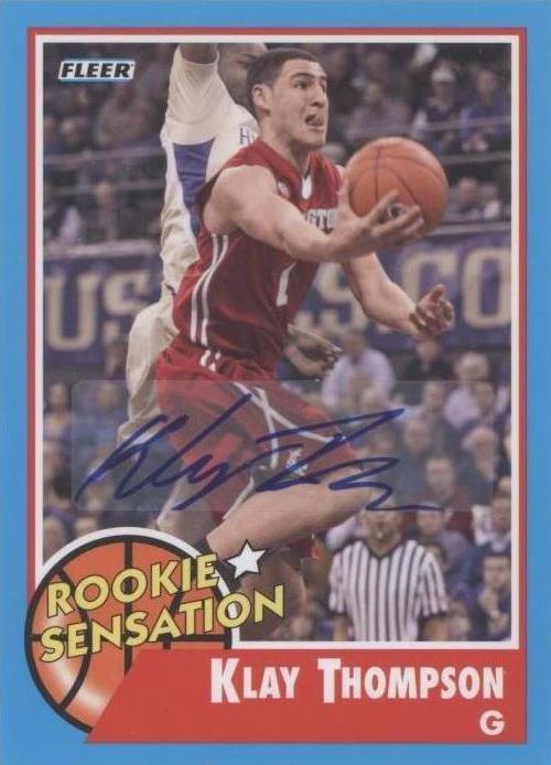 2011-12 Fleer Retro - Rookie Sensation Klay Thompson #55 Autographs (AU ...