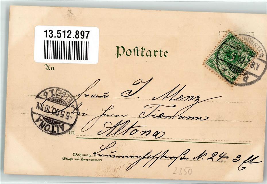 13512897 - 2350 Neumuenster Grossflecken Ev. Kirche Schwanenteich ...