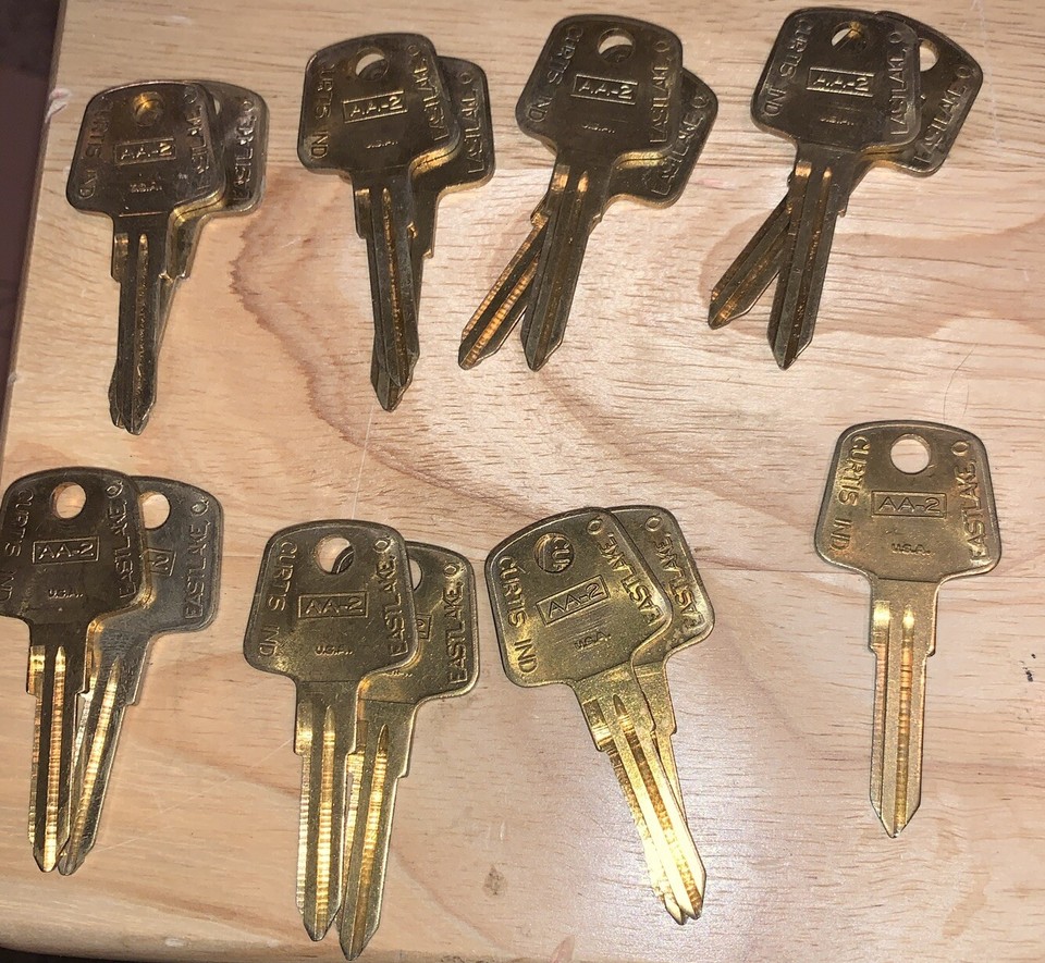 NOS Vintage Curtis - AA-2 Key Blank Lot of 15 ****FREE SHIPPING*** | eBay