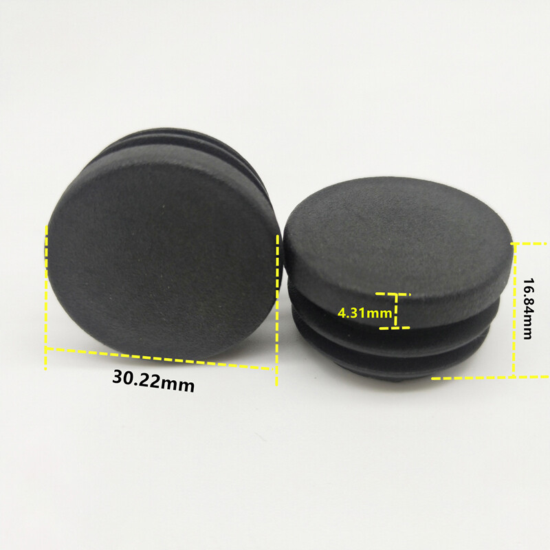 Round Tube Inserts Plastic End Caps Bungs Blanking Furniture Table ...