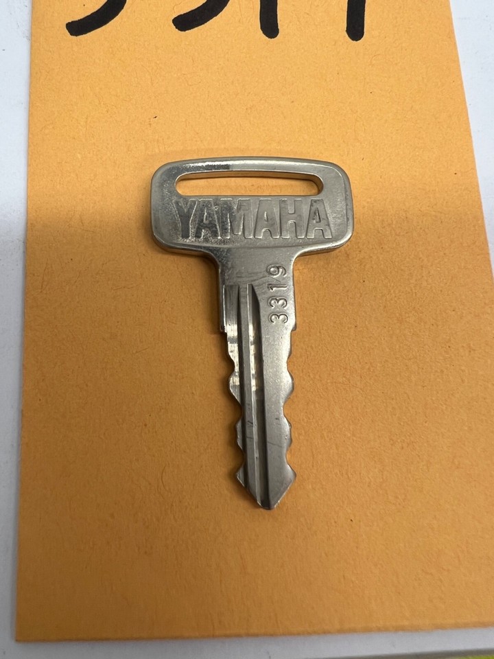 NOS YAMAHA MOTORCYCLE KEY GENUINE JAPAN ORIGINAL OEM PRE CUT # 3319 | eBay
