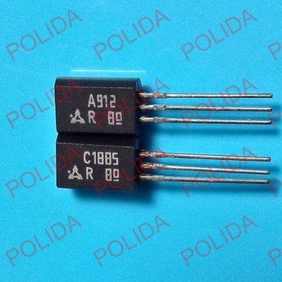 1pairs OR 2PCS Transistor PANASONIC TO-92L 2SA912/2SC1885 A912/C1885 ...