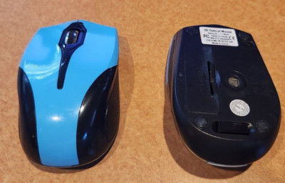 2.4GHz Wireless Optical Mouse Mice For Computer PC Laptop Blue | eBay