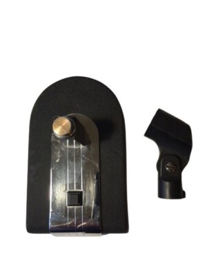 Heil Sound CB-1 - PTT Polished Base Stand w/ Microphone Stand Clamp | eBay