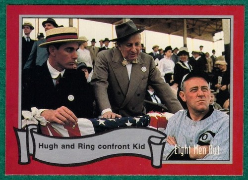 Hugh And Ring Confront Kid - 1988 Pacific Eight Men Out #35 - Baseball ...