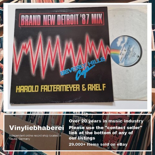 Harold Faltermeyer - Axel F (Brand New Detroit '87 Mix) 12'' Vinyl Maxi ...
