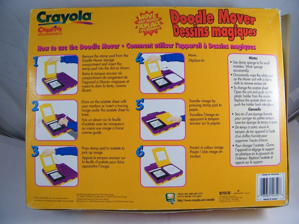 CRAYOLA CREATIVE DOODLE MOVER MOVE YOUR DOODLE | eBay