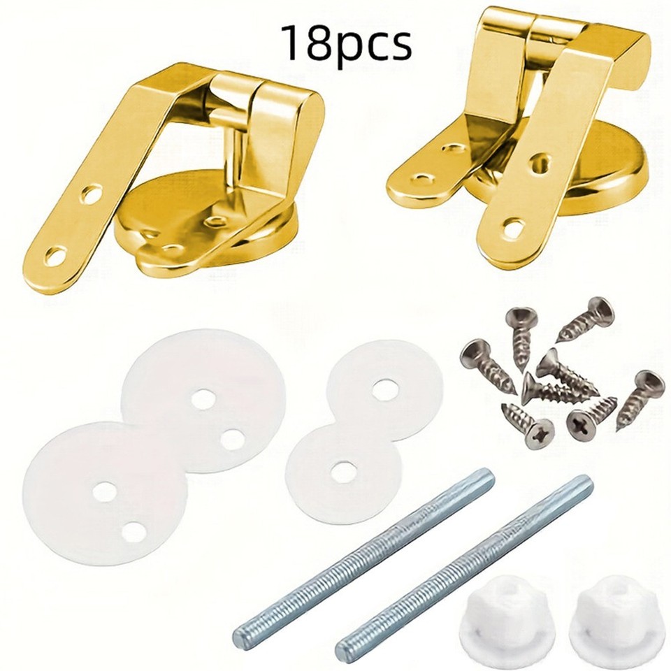 Rust Resistant Gold Toilet For Seat Hinges Spare Parts with Adjustable ...