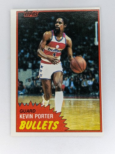 1981-82 Topps #E99 Kevin Porter Washington Bullets Card | eBay