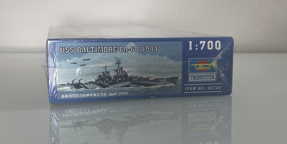Trumpeter 05725 USS Baltimore CA-68 1944 Factory Sealed Model Ship Kit ...