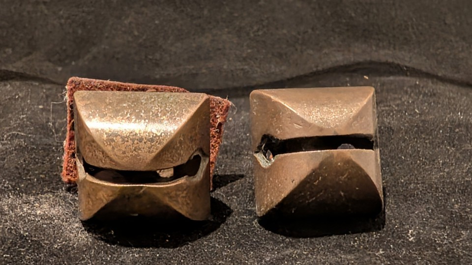 Antique Petal Design Crotal Sleigh Bells (2x Bundle) THICK HEAVY 1 ...