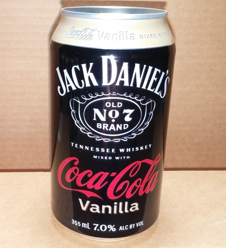 Jack Daniel’s and Vanilla Coca-Cola Collector Can 12 oz. Coke Can | eBay