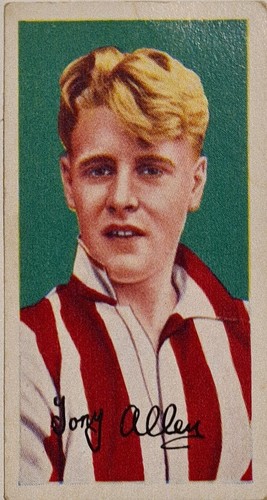 Barratt Famous Footballers Series A9 1961 - #13 Tony Allen Stoke City ...