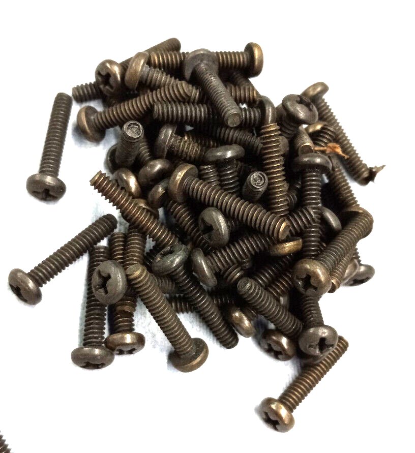 Military Standard P/N MS35214-30 Black Anodized Pan Brass 7/8", 6-32 ...