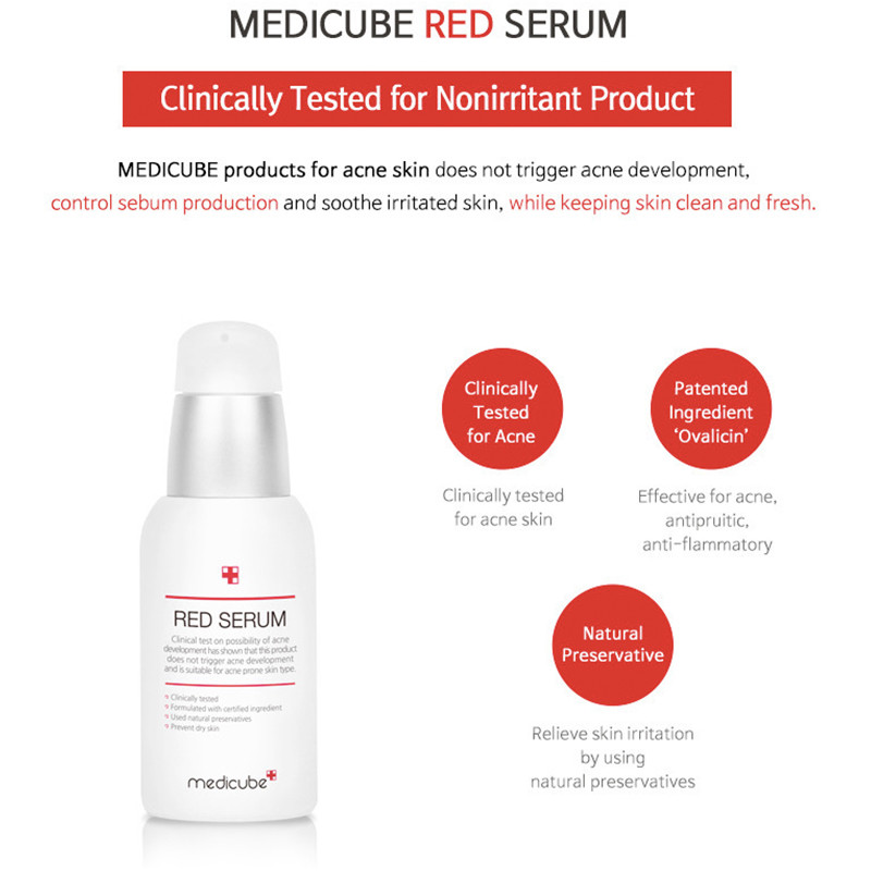 MEDICUBE Red Trouble Serum 2.0 30ml for Acne Sensitive Skin Sebum ...