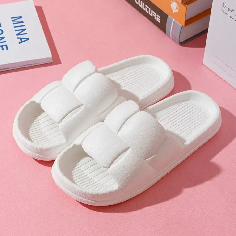 Beach Slide Sandals Summer Anti-slip Shoes Comfortable Cloud Slippers ...