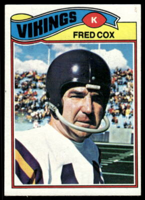 Fred Cox 1977 Topps #46 Minnesota Vikings | eBay