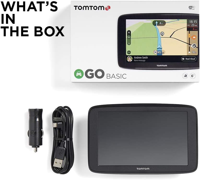 TomTom Car SAT NAV Go Basic 6 Inch With Traffic Congestion and Speed ...