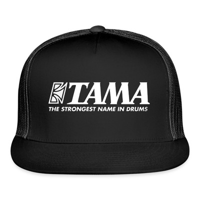 TAMA Drums Black Trucker Hat Cap Adult Size | eBay