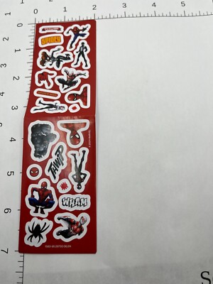Marvel Spider-Man sticker sheet | eBay