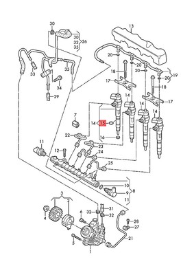 Genuine AUDI VW SKODA SEAT A1 A3 Cabriolet o-ring WHT000884 | eBay