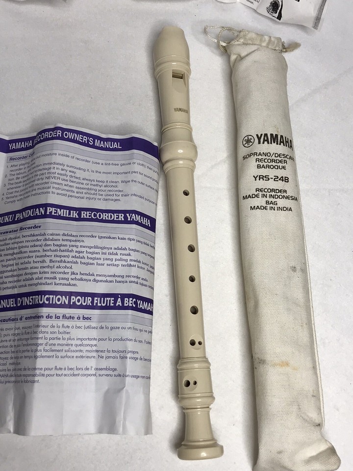 Yamaha Soprano Recorder Baroque YRS-24B | eBay