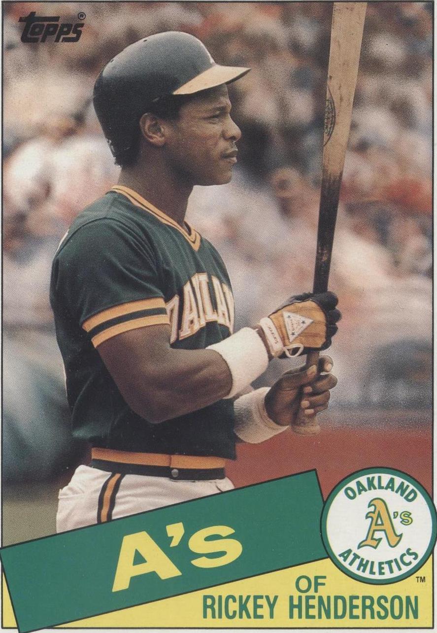 1985 Topps Super - Rickey Henderson #14 for sale online | eBay