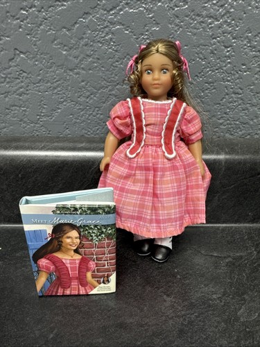 American Girl Doll Marie Grace MINI 6” Soft Body Doll Outfit And Book ...