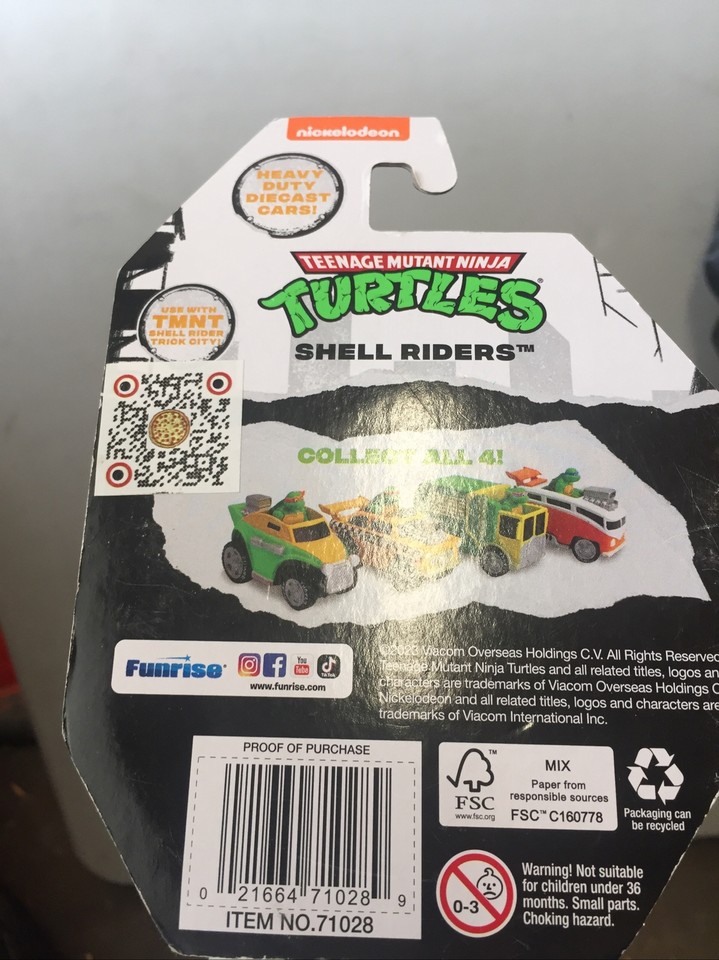 Teenage Mutant Ninja Turtles Shell Riders Raphael TMNT Diecast ...