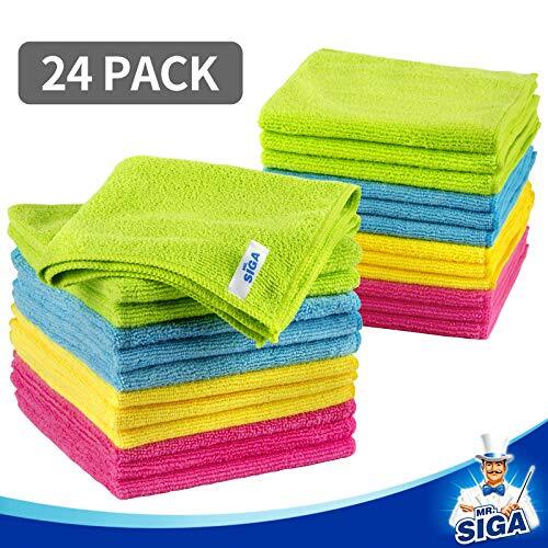 Microfiber Cleaning Cloth Pack Of 24 Size12.6" X 12 | eBay