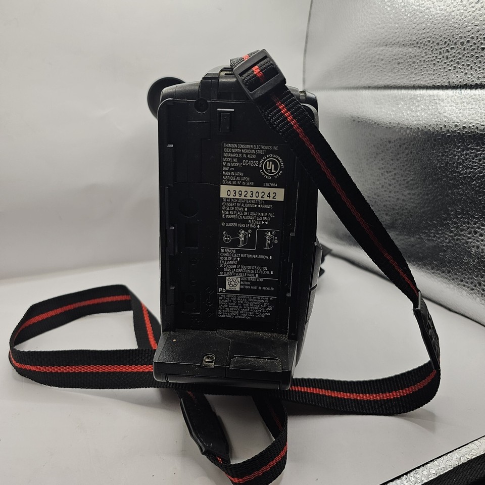 RCA CC4252 Autoshot Camcorder VHS Camera Recorder 72x Zoom - Untested ...