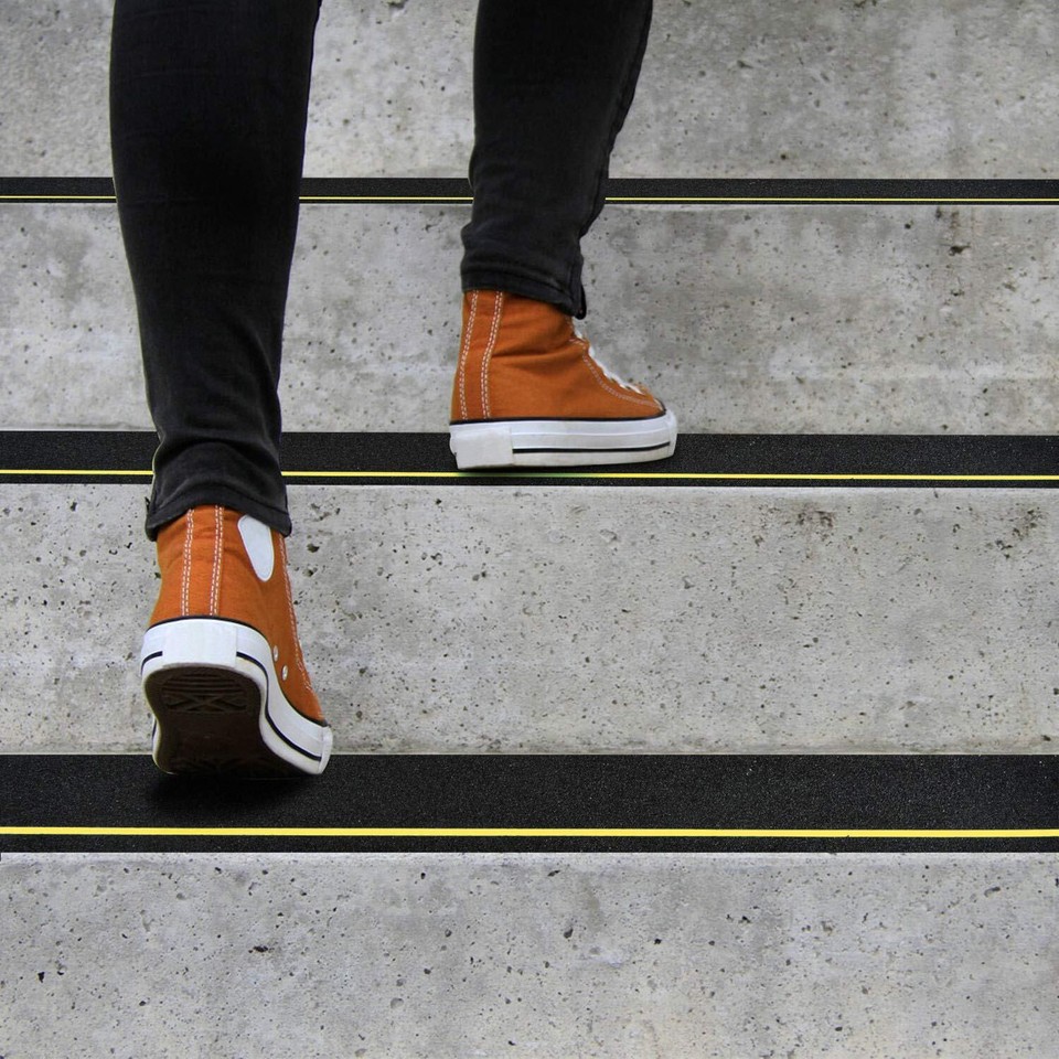 4" X 30" 10pack Anti Slip Stair Tread With Reflective Strips Grip Non ...