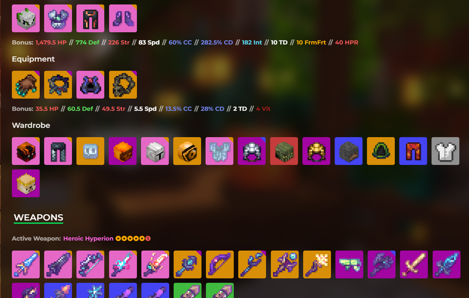 End Game Maxed Hypixel Skyblock account - 41b net/max sa/max slayers ...