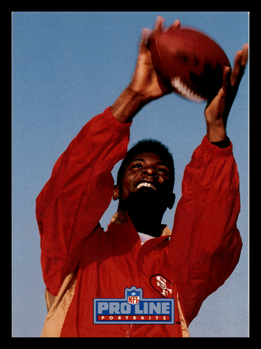 1991 Pro Line Portraits Jerry Rice HOF #201 San Francisco 49ers NM-MINT ...