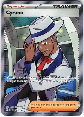 Cyrano 230/191 Pokemon SV08: Surging Sparks Holo Ultra Rare NM | eBay