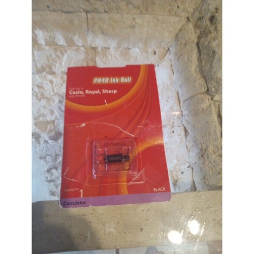 PORELON #11202 PR40 BLACK INK ROLLER Casio, Royal, Sharp Fast Free ...