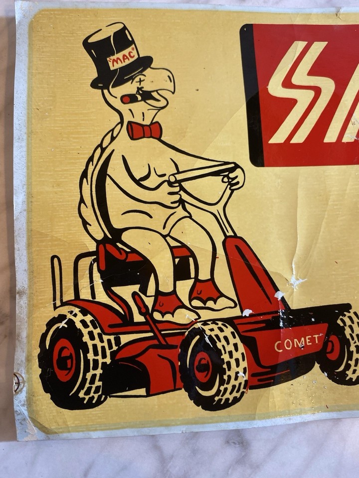 Vintage Original Snapper Power Mowers Advertising Water Transfer Decal ...