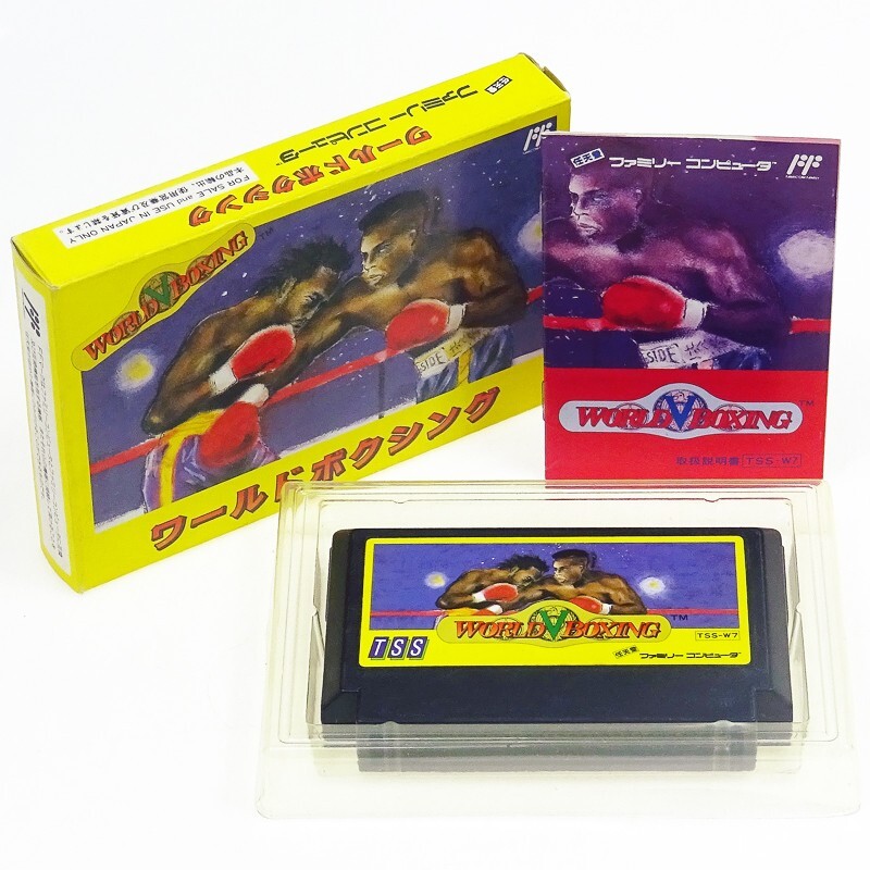 WORLD BOXING Nintendo FC Japan Import Famicom NES Sports NTSC-J ...