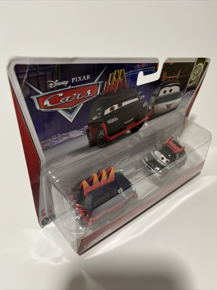 2012 Mattel Toys Disney Pixar Cars 2 Yokoza & Chisaki 2 Pack Tuners New ...