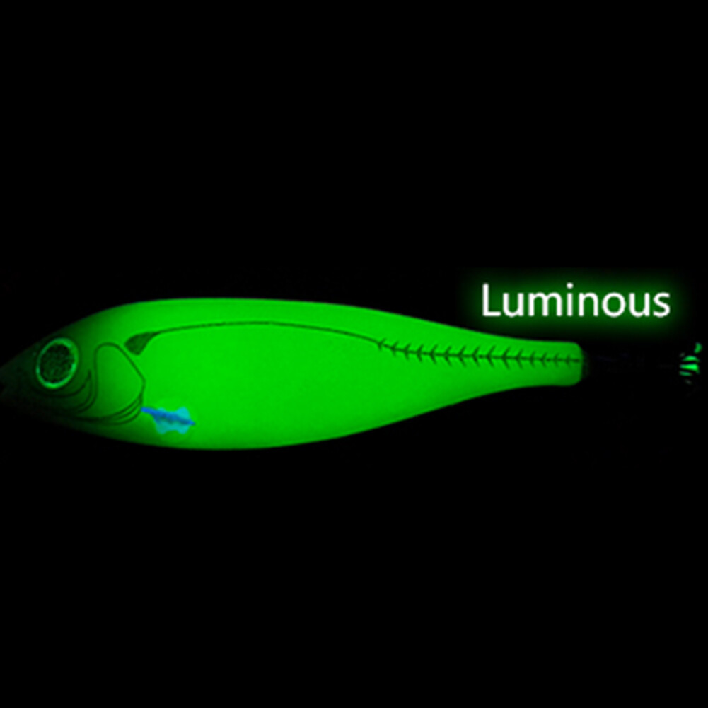83mm Luminous Squid Lure Octopus Bait Realistic for Saltwater ...