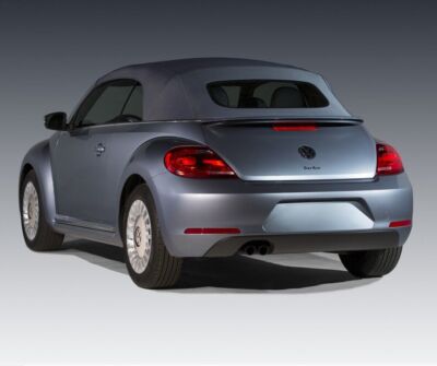 Fits Volkswagen Beetle 12-19 Convertible Top & Glass Window Black Twill ...