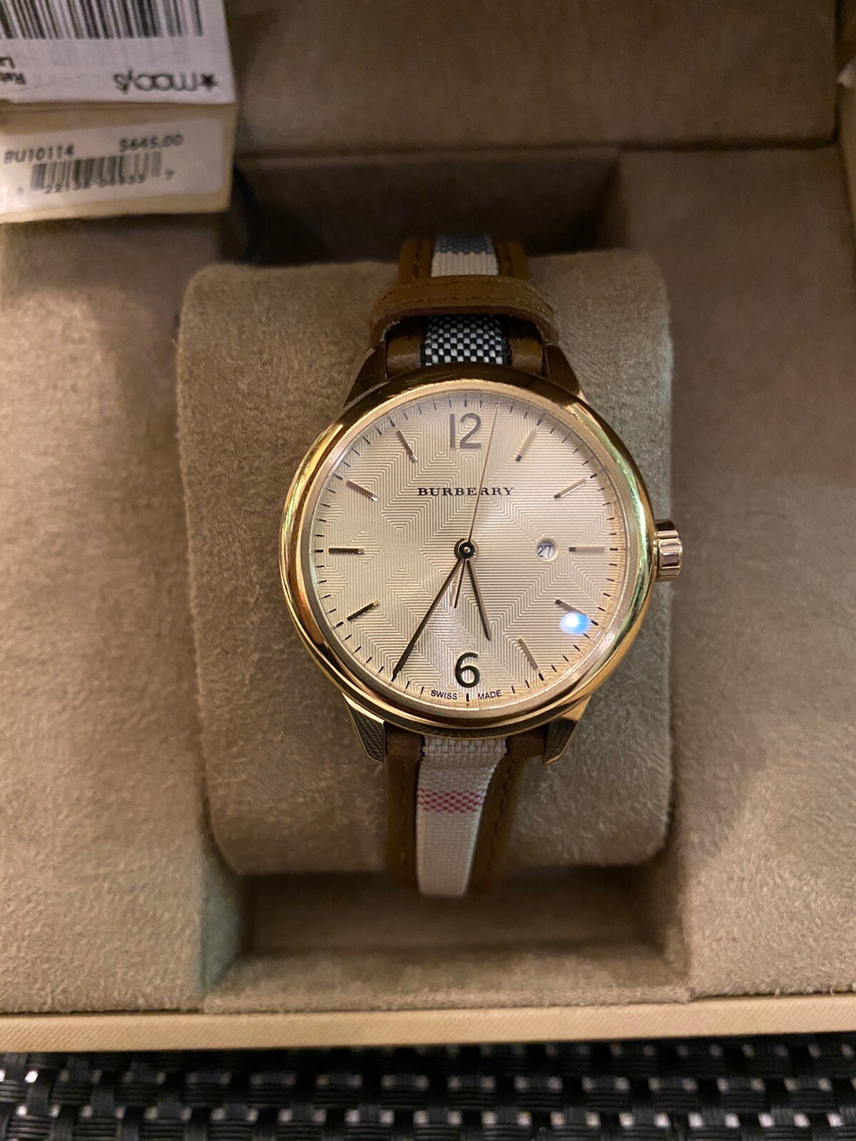 Burberry BU10114 Classic Round Ladies Watch | eBay