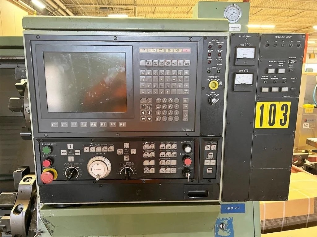 OKUMA LR-15-M CNC TURNING CENTER w/CHIP CONVEYOR | eBay.de