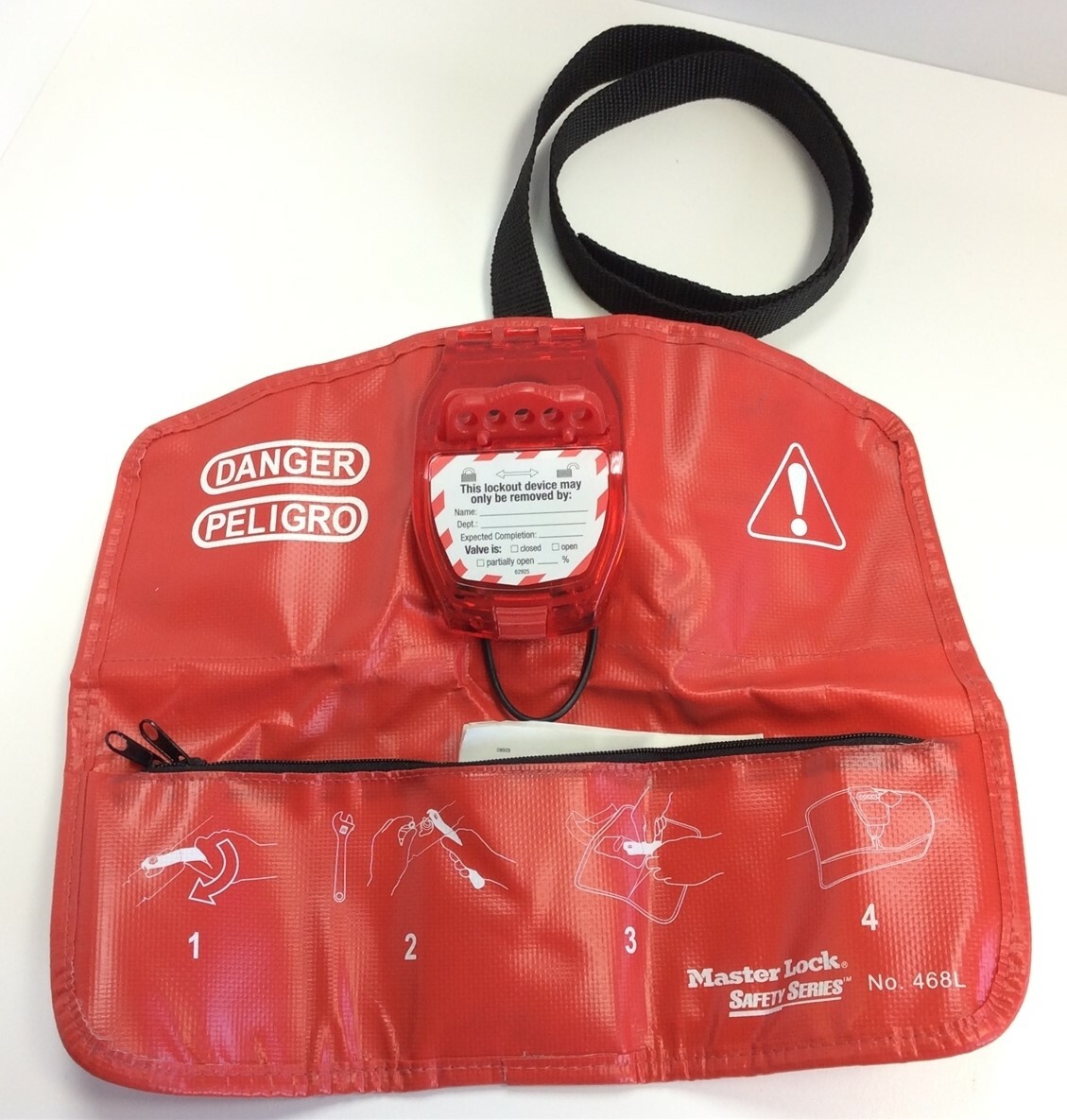 Lot of 2 Master Lock 468L Seal Tight Handle-Off Safety Ball Valve ...