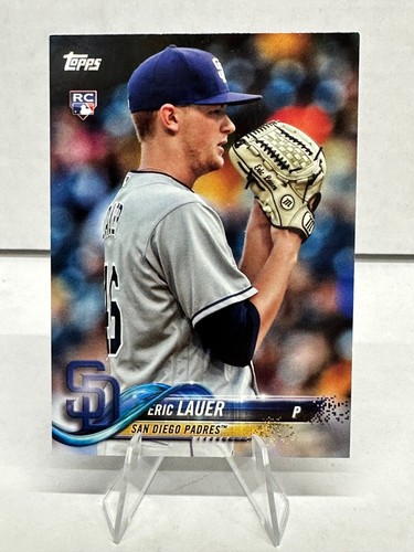 2018 Topps Update Series Baseball Card #US82 Eric Lauer RC San Diego ...