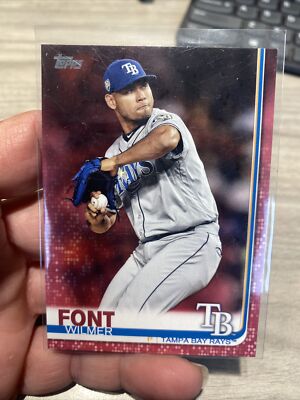 2019 Topps Wilmer Font Mother’s Day Pink # 18/50 | eBay
