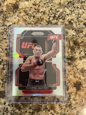 2022 UFC Prizm Dustin Jacoby Silver Prizm Rookie Card #123 Parallel | eBay
