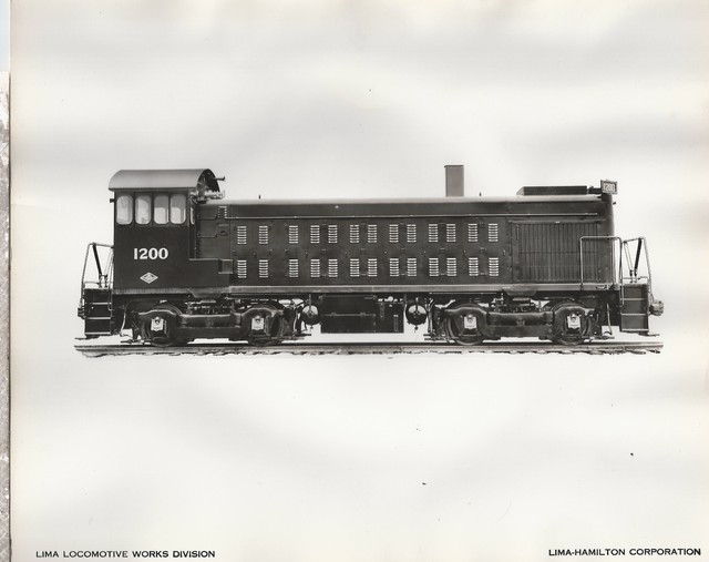 Lima Locomotive Works Switching Locomotive Lima, OH 8"x10" Photograph ...