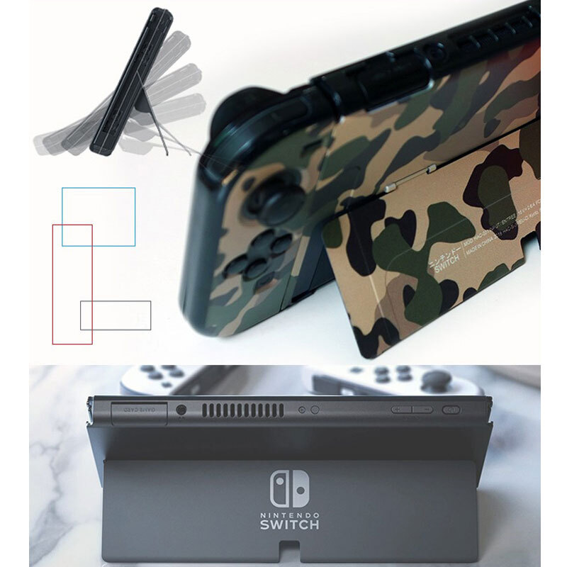 Custom Shell Case Back Cover for Nintendo Switch OLED Console Joycons ...